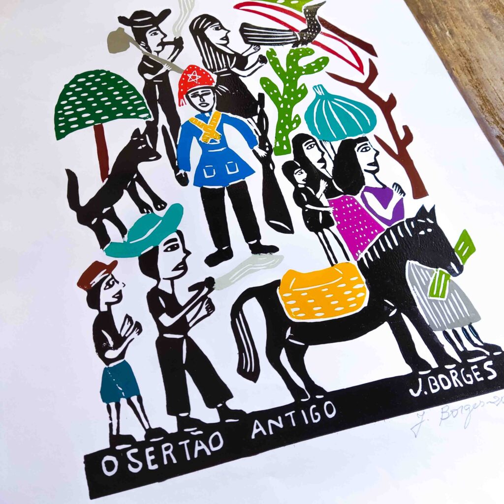 Xilogravura G - São Francisco - de J. Borges • Nau Cultural • Arte ...